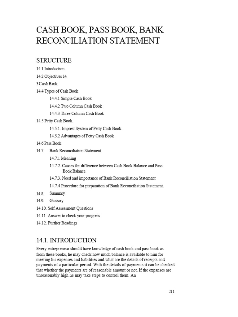 Bank Reconciliation Statement Process | PDF | Cheque | Bookkeeping