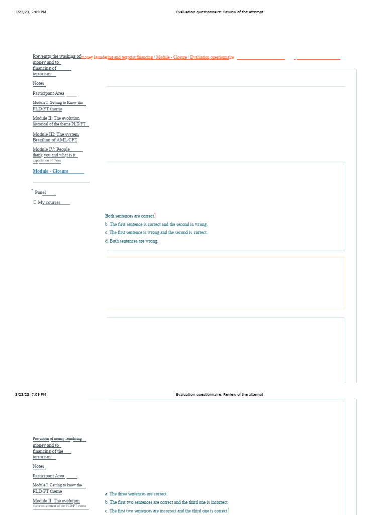 Evaluation Questionnaire - Review of The Attempt | PDF | Terrorism ...