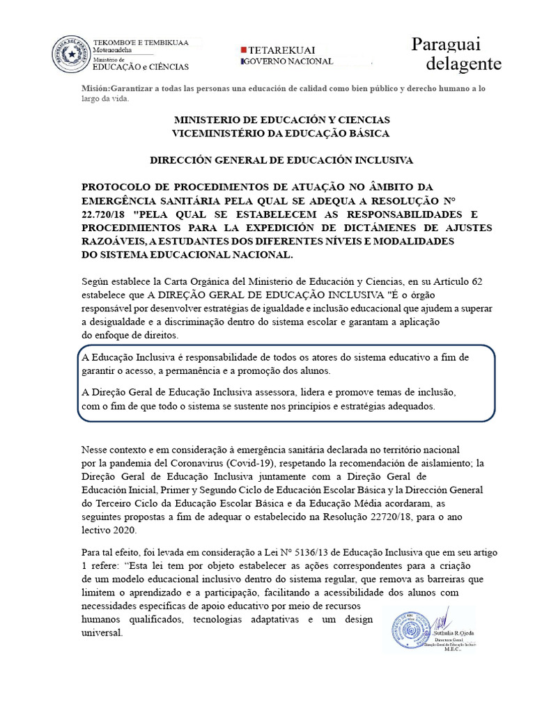 Protocolo de Procedimentos Resolução #22720 em Tempos de COVID19 | PDF ...