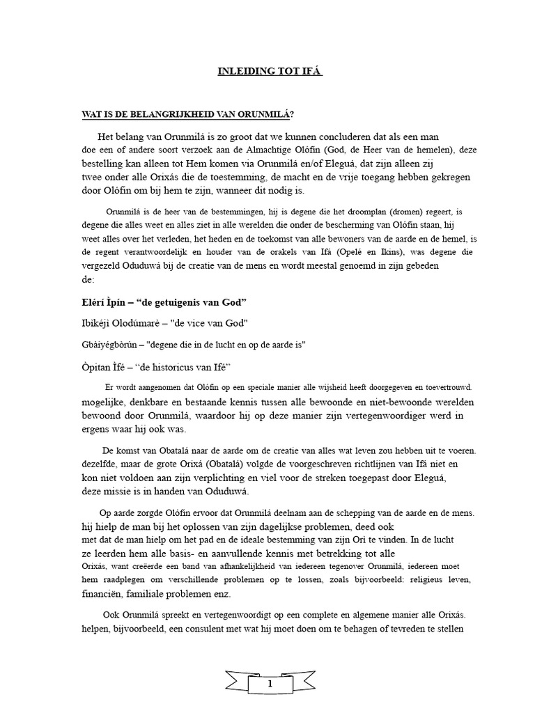 Apostille Egbé Ifá Alabì'í | PDF