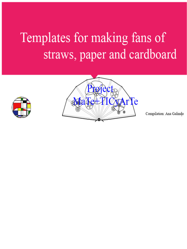 DIY Colorful Paper Fan Templates | PDF