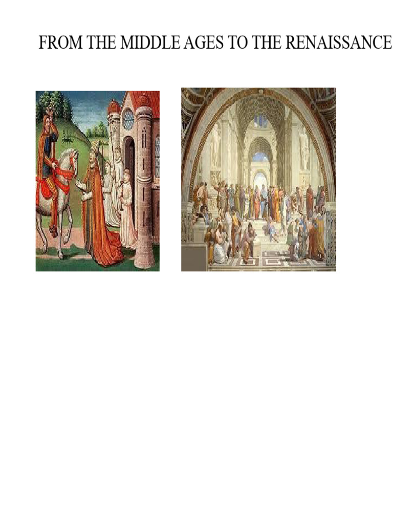From The Middle Ages To The Renaissance | PDF