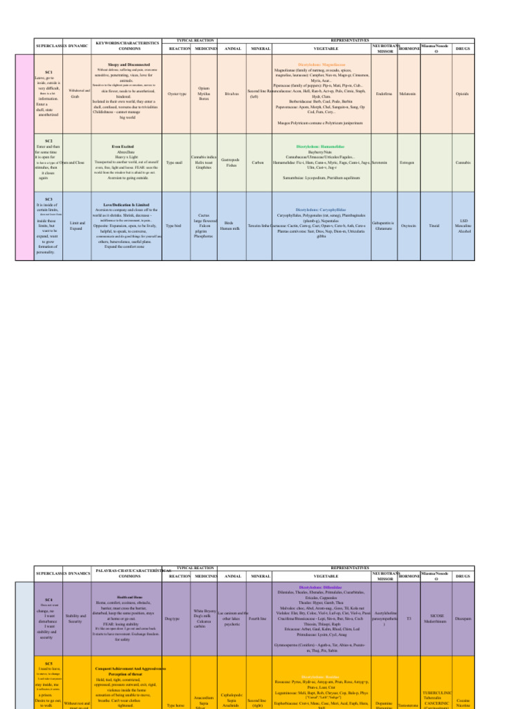 Schema of Superclasses - Sankaran | PDF