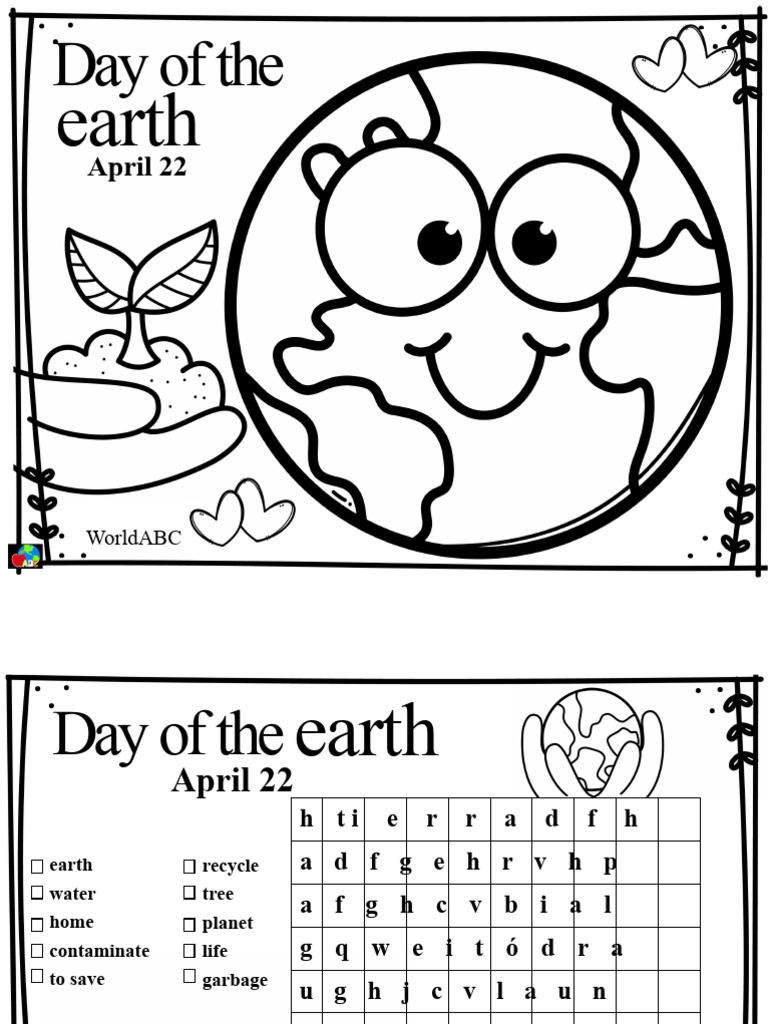 Earth Day Activities - April 22 | PDF | Earth | Solar System