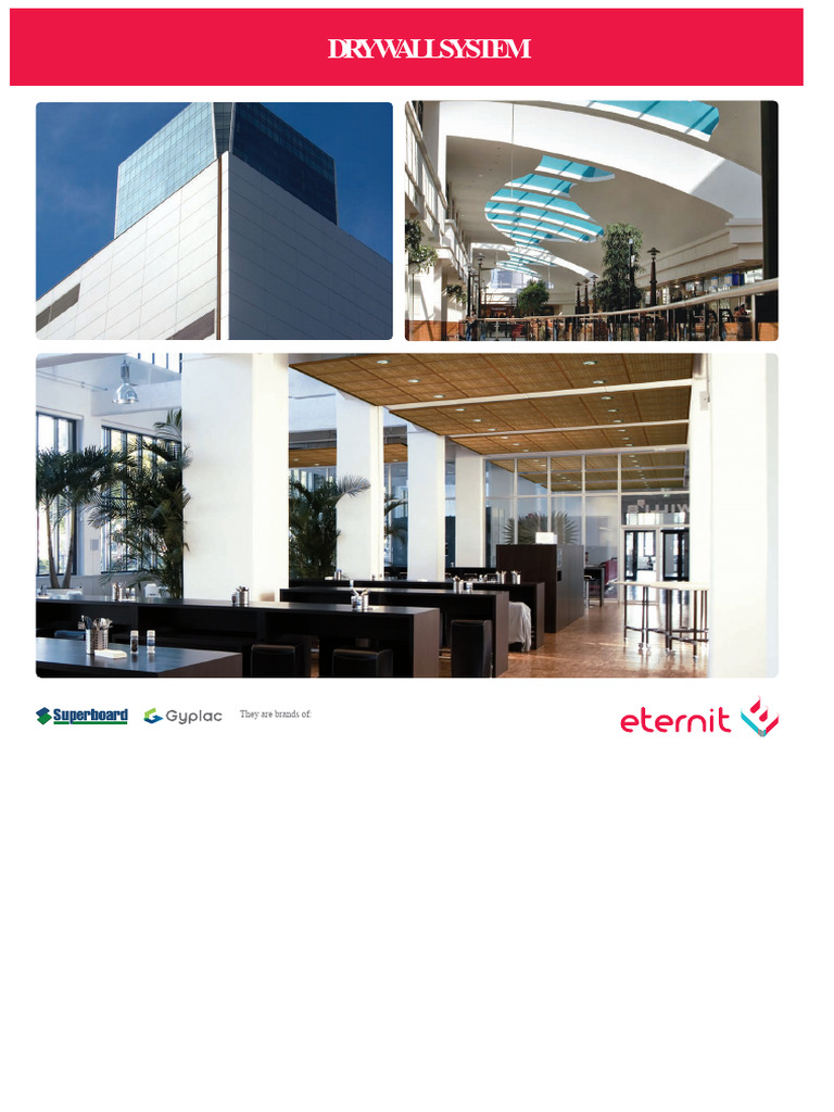 Drywall Eternit System PDF | PDF | Drywall | Wall