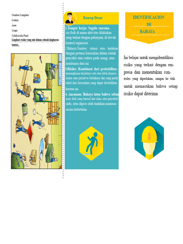 Brosur Identifikasi Bahaya | PDF