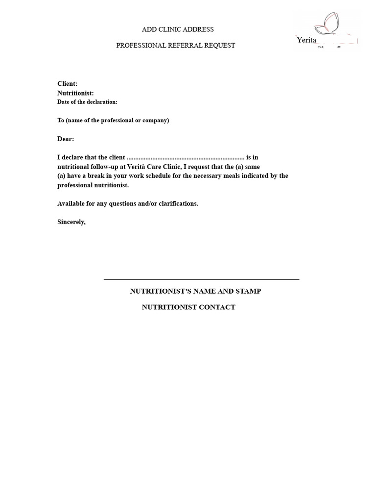 Nutritional Monitoring Statement | PDF