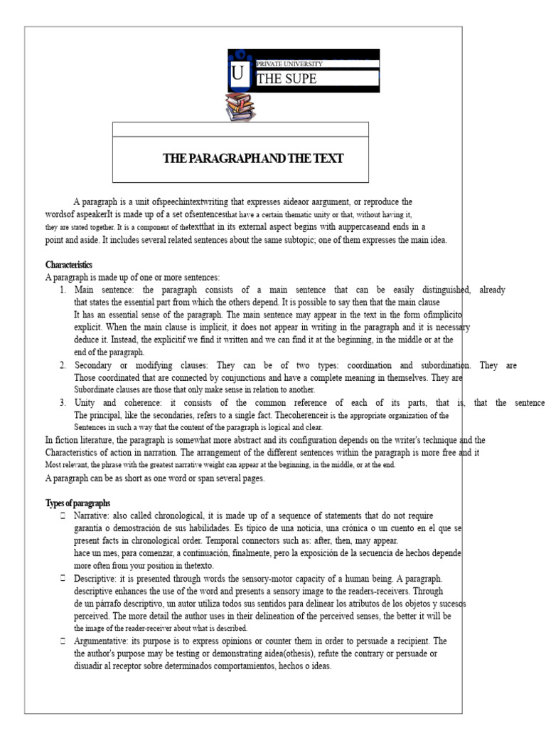 Understanding Paragraph Structure and Types | PDF | Semantics ...