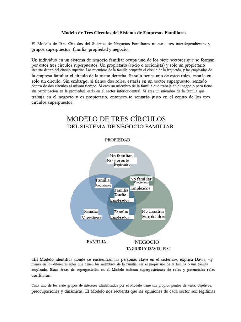Modelo de Familia de Tres Círculos | PDF | Business