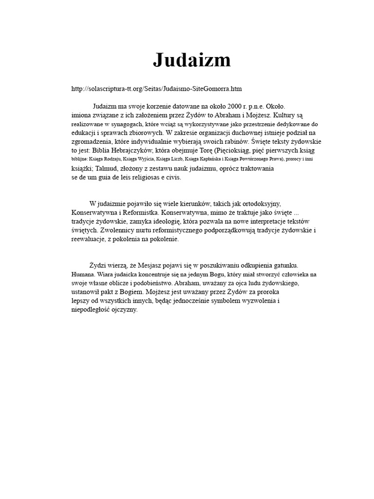 Judaizm | PDF
