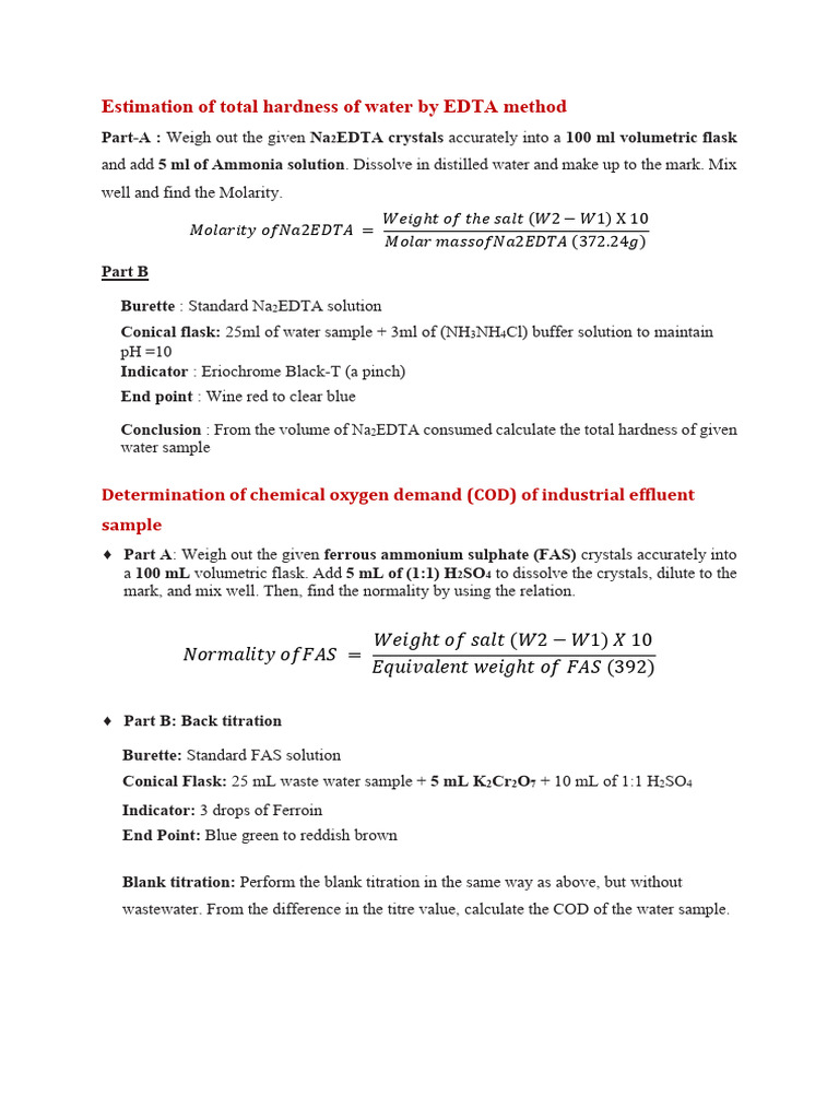 Lab Internal-Model Procedure | PDF | Titration | Chemistry