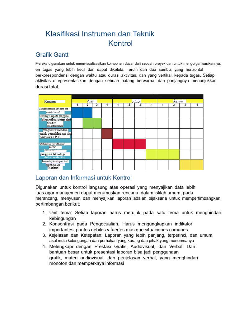 Klasifikasi Instrumen Dan Teknik Kontrol | PDF