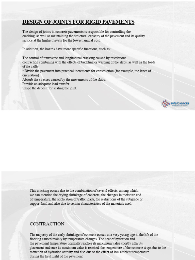Design of Joints in Hydraulic Concrete Pavements | PDF | Road Surface ...