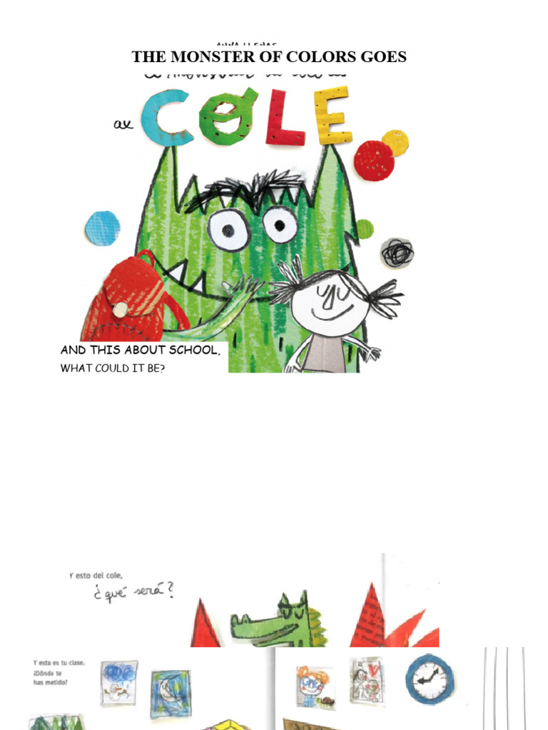 The Color Monster's First Day at School | PDF