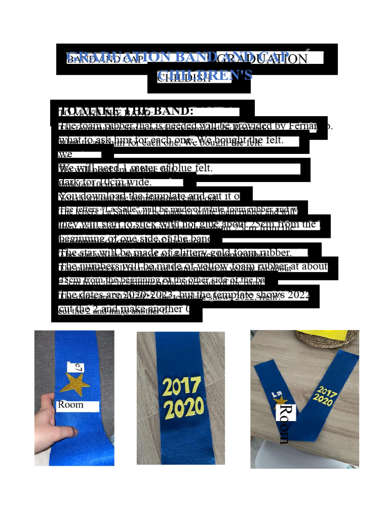 Band and Graduation Cap For Children | PDF