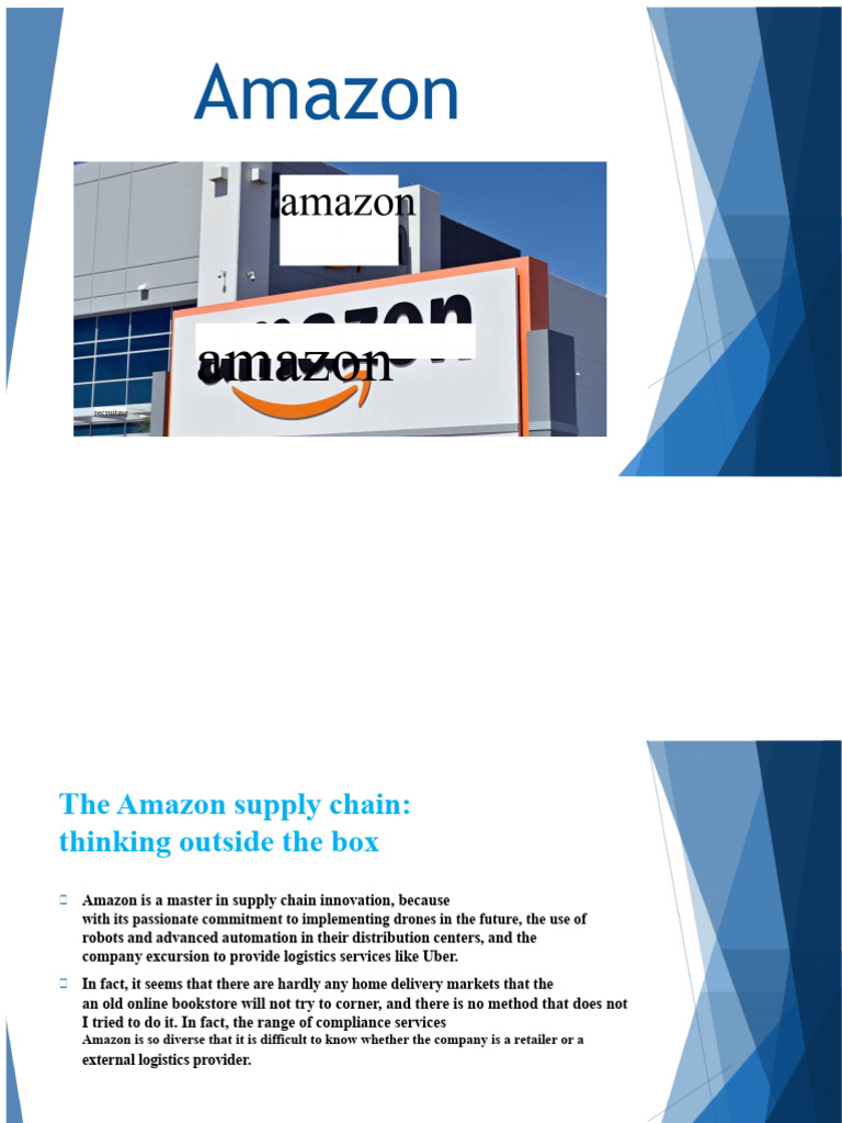 Amazon's Innovative Supply Chain Strategies | PDF | Supply Chain ...