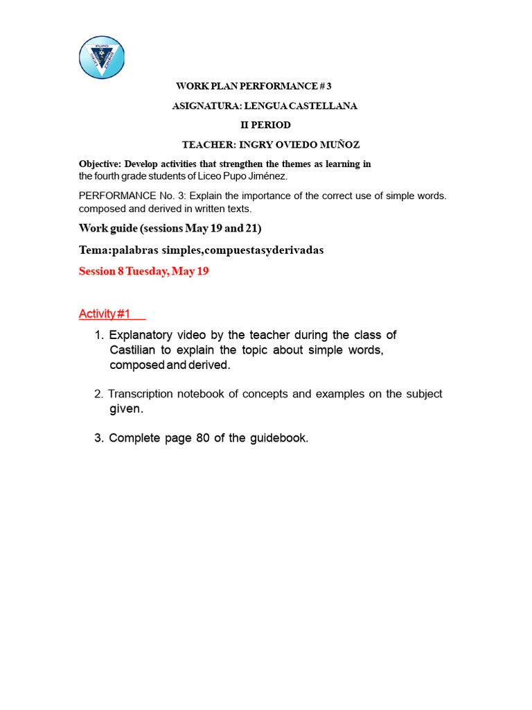 Session Simple and Compound Words | PDF | Human Communication | Linguistics