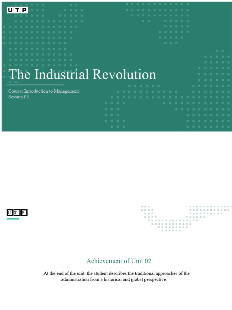 Impact of the Industrial Revolution on Management | PDF | Industrial ...