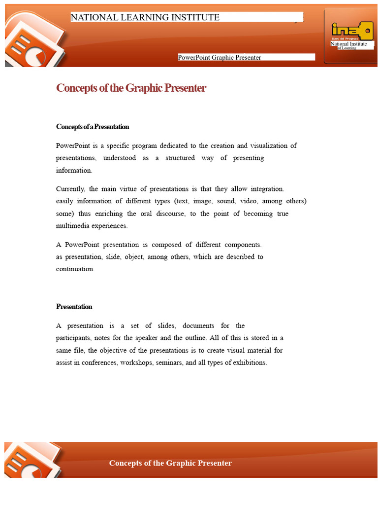 3-Concepts of The Graphic Presenter | PDF