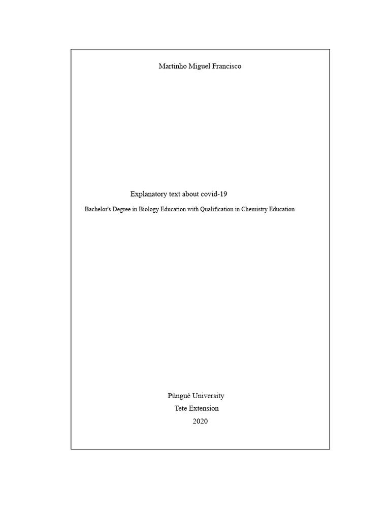 Expository-Explanatory Text | PDF | Health Sciences | Clinical Medicine