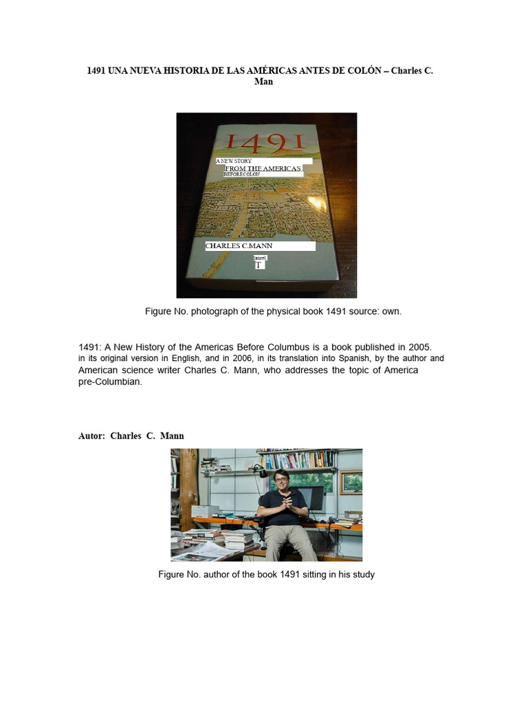 1491 A New History of The Americas Before Columbus | PDF