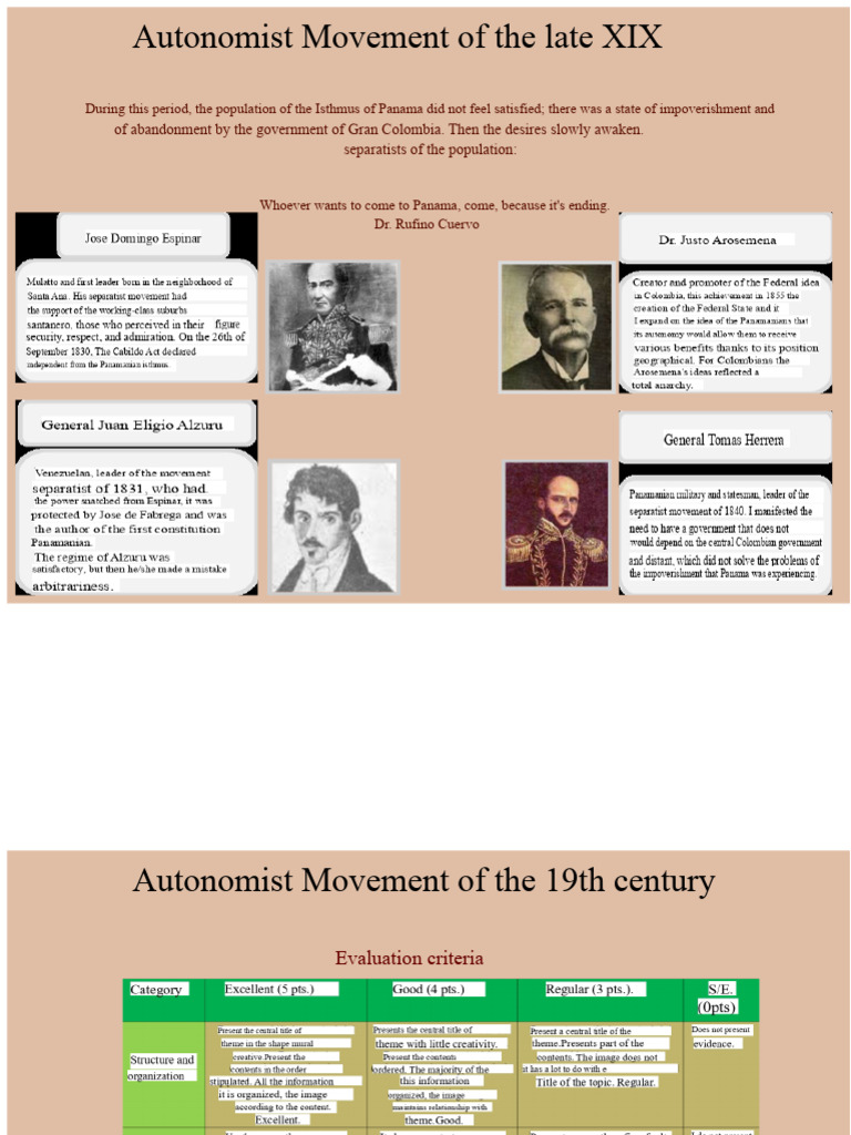 Autonomist Movements of The 19th Century | PDF