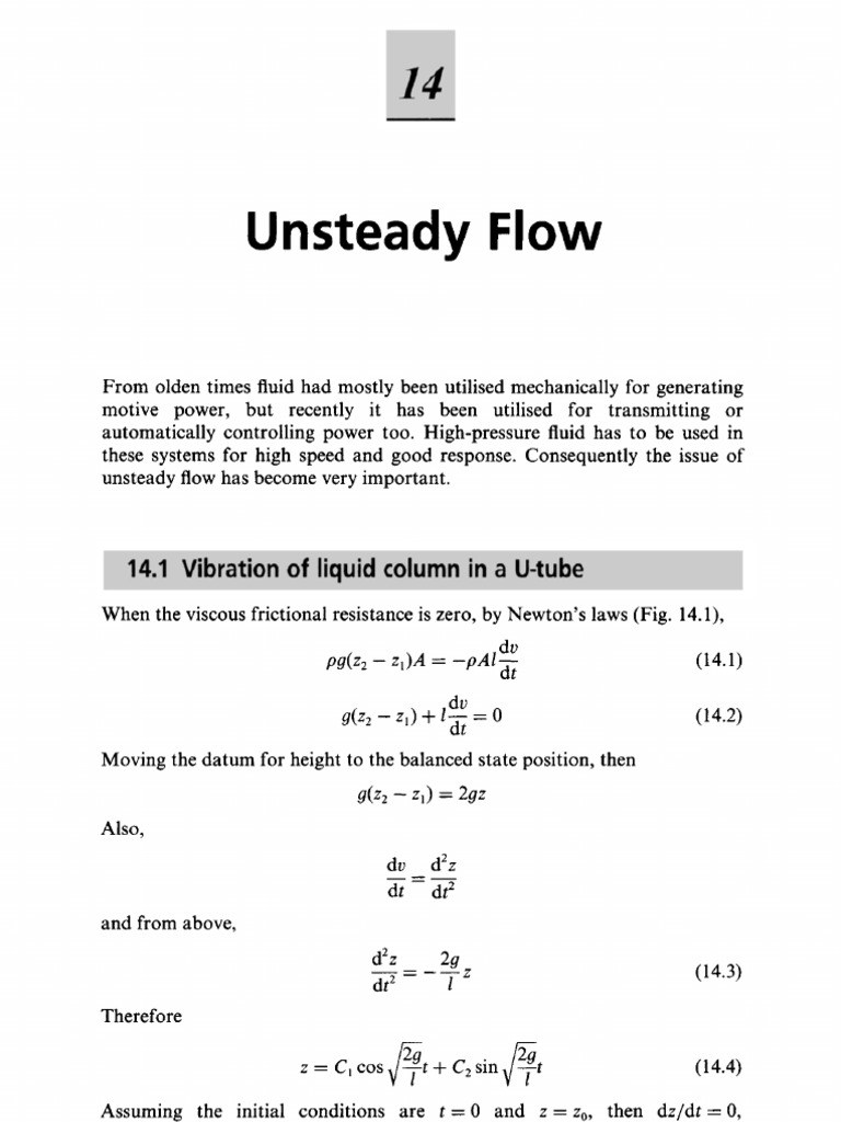 Introduction To Fluid Mechanics - Ch14 | PDF | Fluid Dynamics | Liquids
