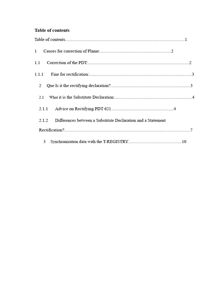Rectification of The PDT Plame | PDF | Taxes | Payments