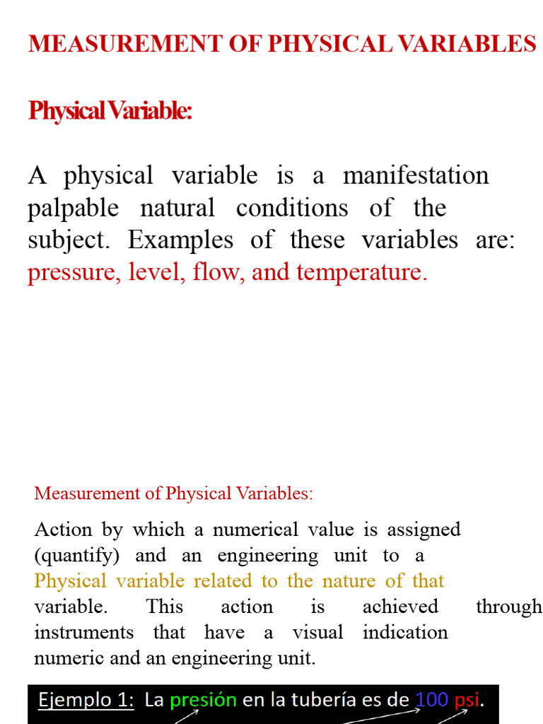 Measurement of Physical Variables | PDF | Instrumentation | Electrical ...