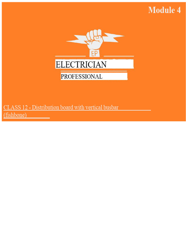 Vertical Busbar Distribution Board Guide | PDF | Electric Power ...