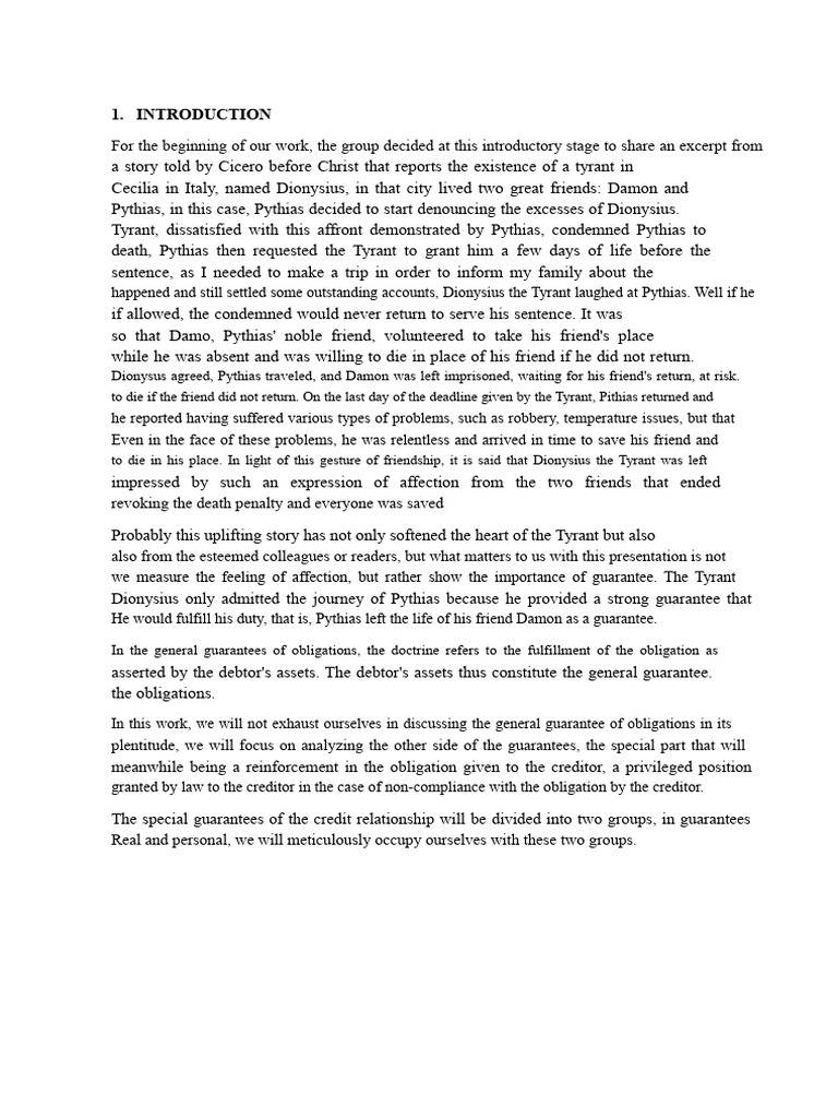 Special Guarantees of Obligations | PDF | Guarantee | Surety