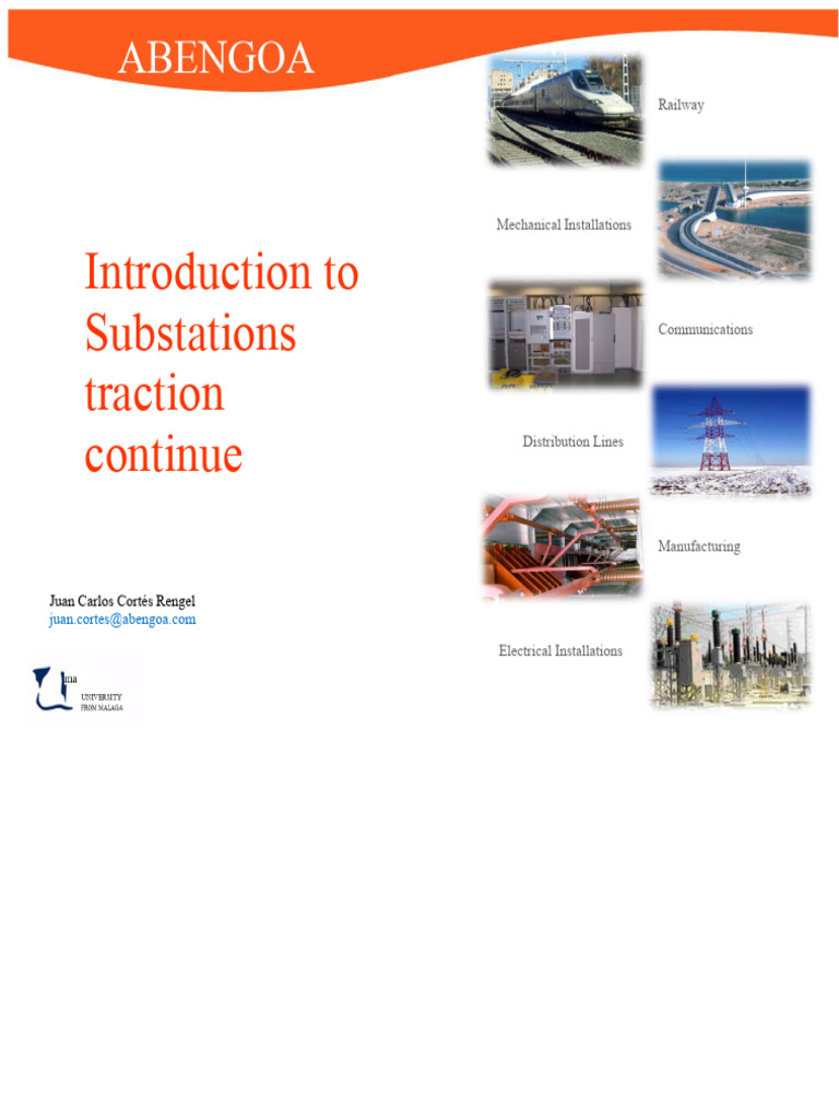 04.2 Presentation Introduction DC Traction Substations | PDF | Direct ...