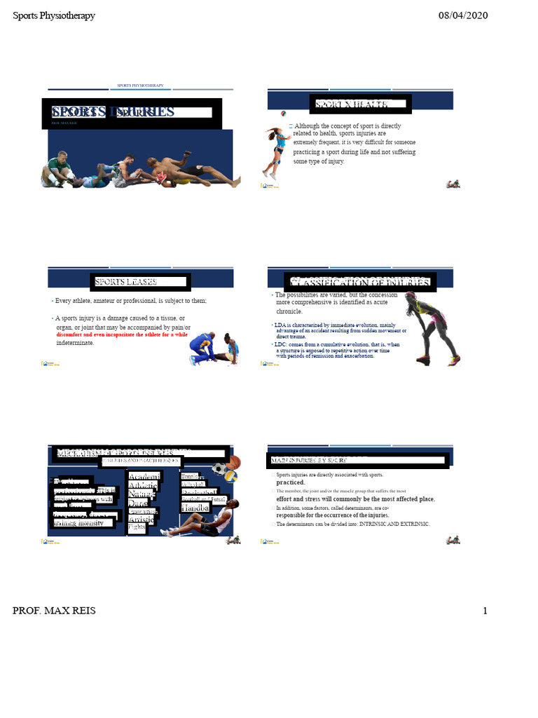 SPORTS INJURIES | PDF | Knee | Human Leg