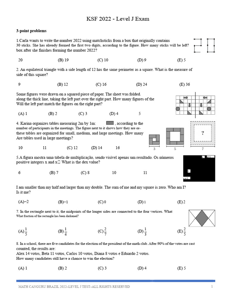 school_exam_proof_2022_in_person_ExamJ_PT.pdf | PDF | Area | Triangle