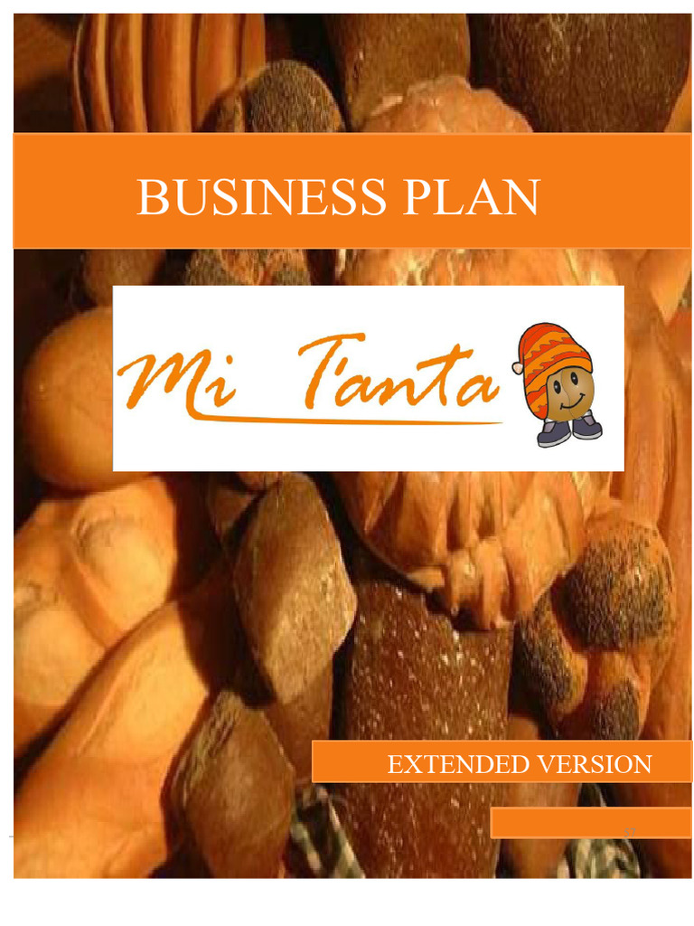 Business Plan My Tanta Word | PDF | Breads | Cereals