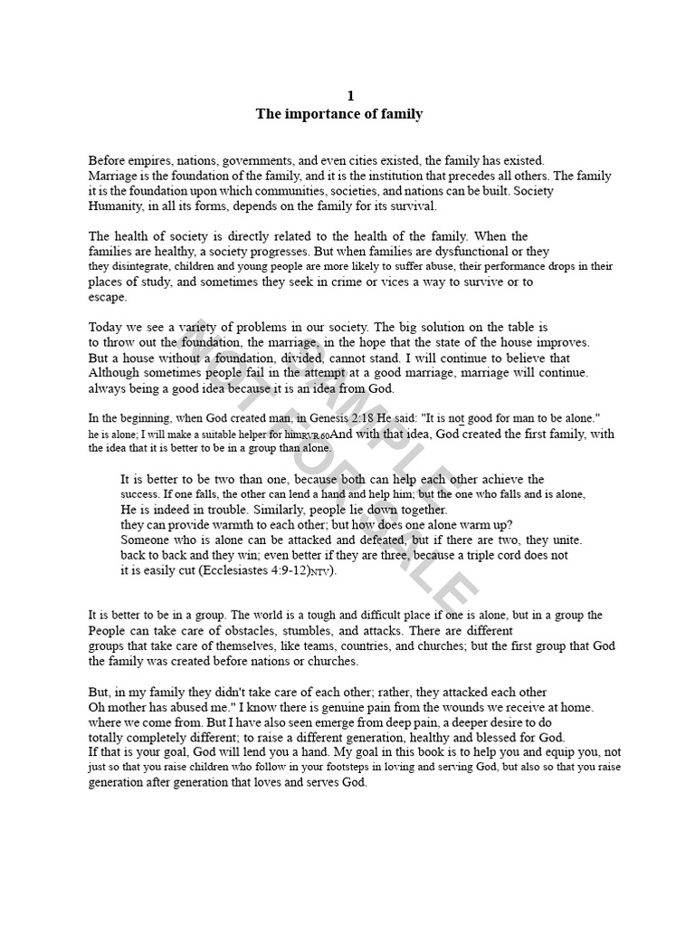 The Foundation of Family Values | PDF | Jacob | Prayer
