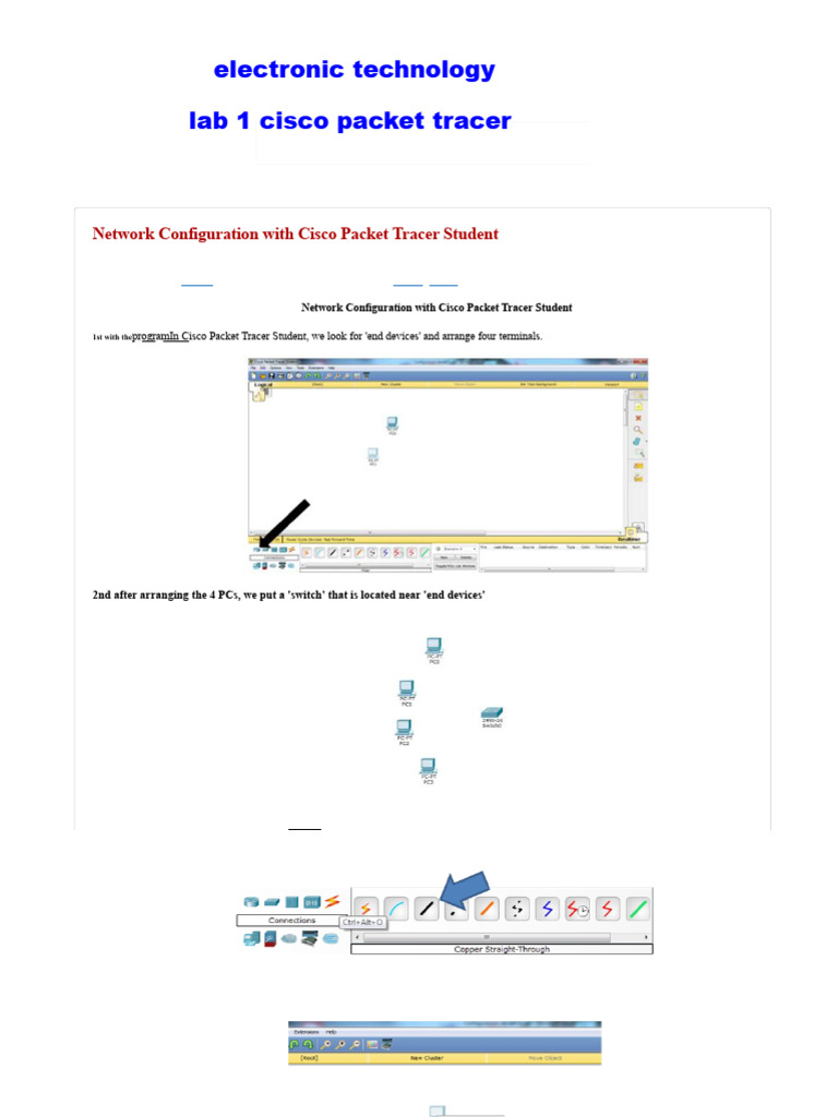 lab_1_cisco packet tracer_CLA | PDF