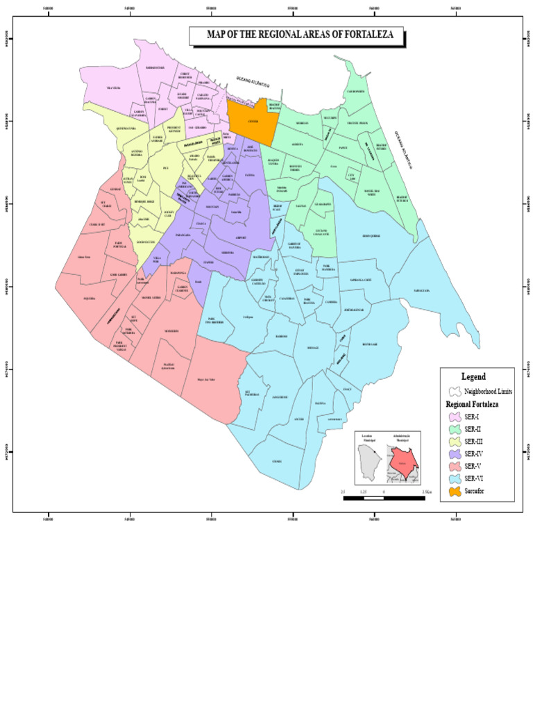 Regional Map Fortaleza | PDF
