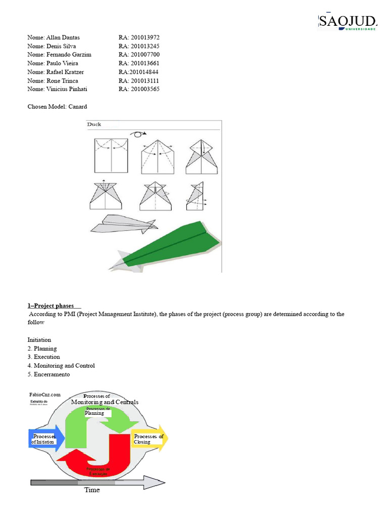 Paper Airplane Project | PDF
