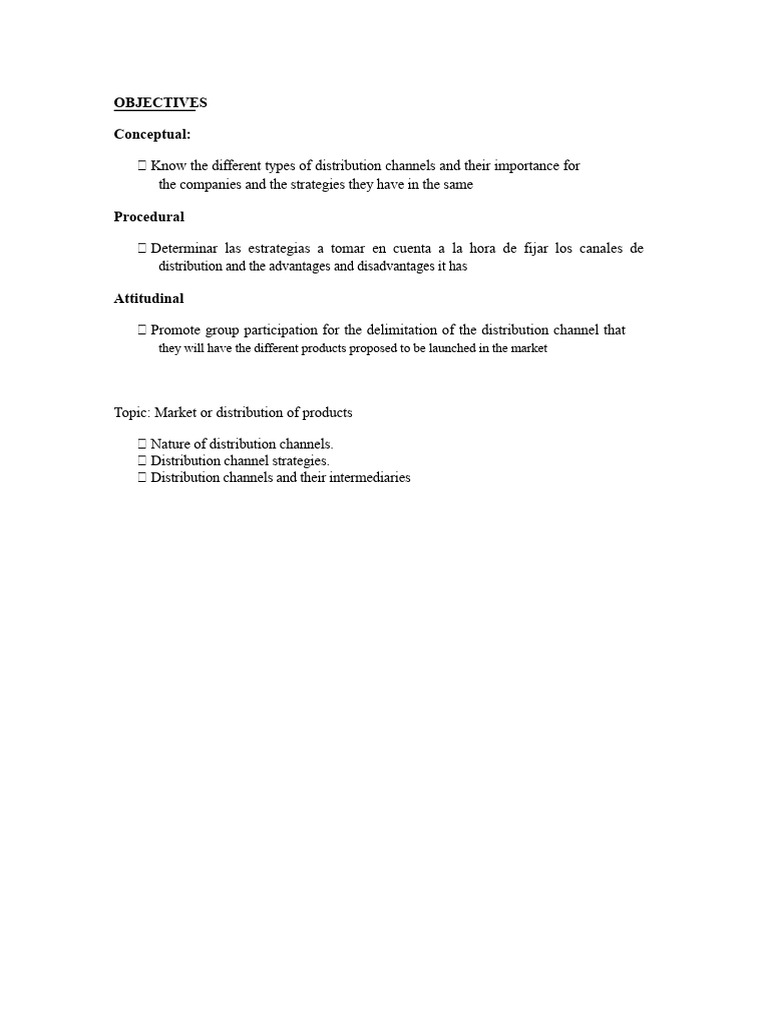 Nature of Distribution Channels | PDF | Marketing | Retail
