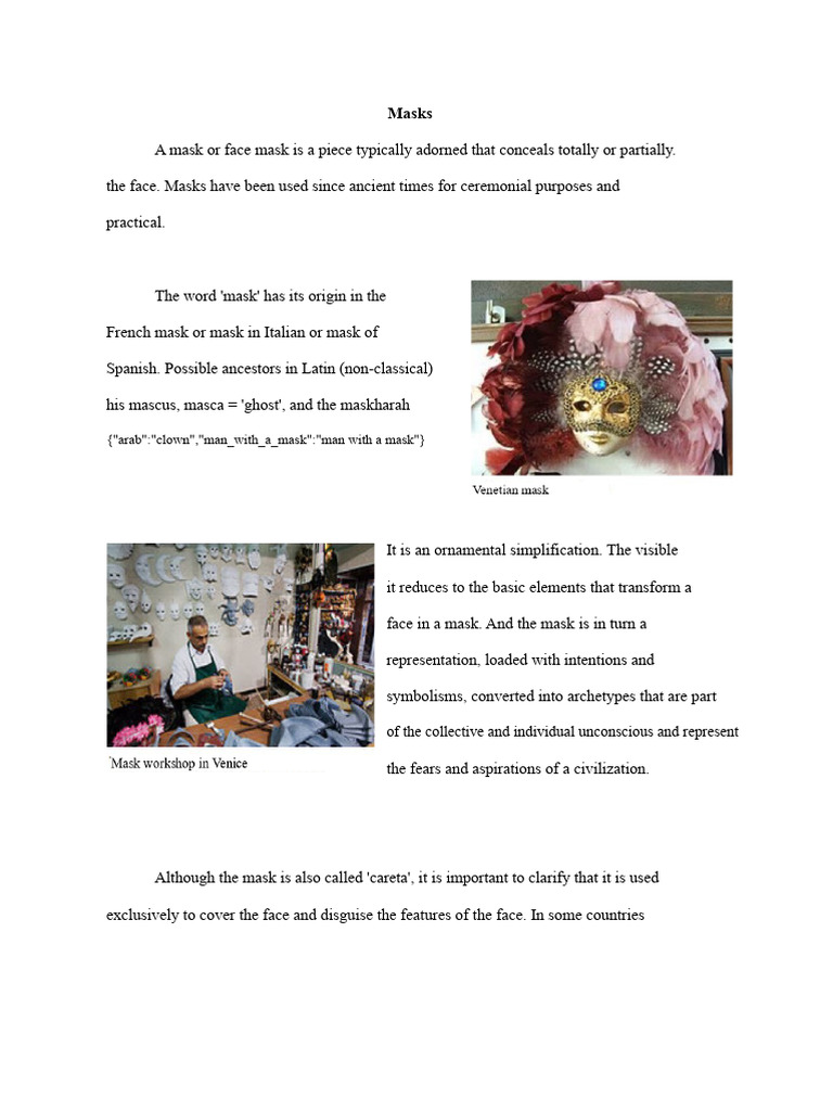 Masks, Puppets, and Puppeteers | PDF | Puppetry | Mask