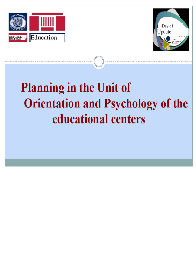 Steps For Planning Orientation | PDF | Psychology | Behavioural Sciences