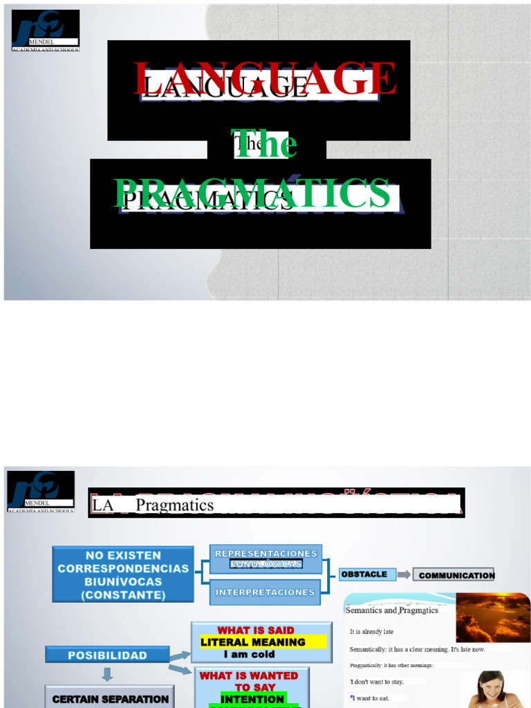 Slides - PRAGMATICS - 241123312095 | PDF