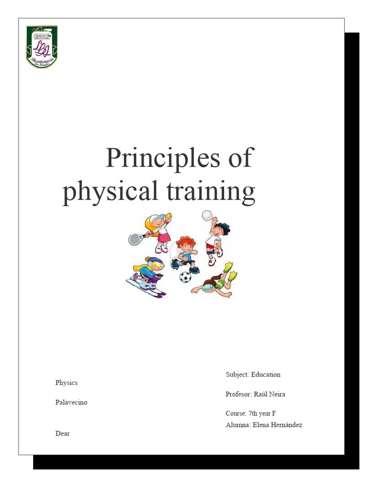 Principles of Physical Training Explained | PDF | Physical Fitness ...