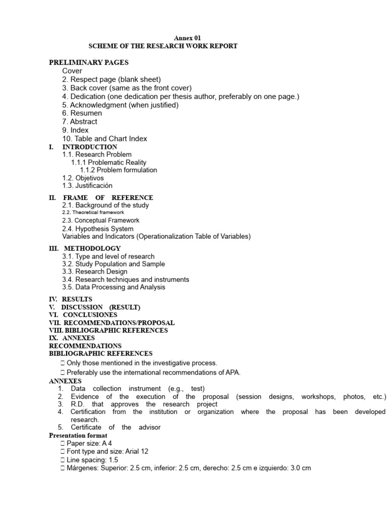 Annex 01 - Research Work Report | PDF