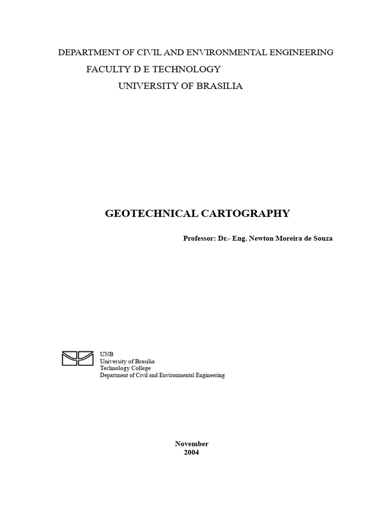 Basic Concepts of Geotechnical Mapping | PDF | Geotechnical Engineering ...