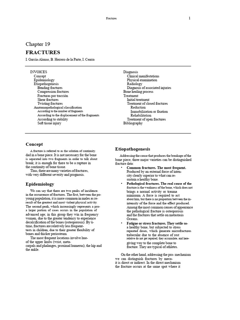Chapter 19 Fractures | PDF | Bone | Musculoskeletal System