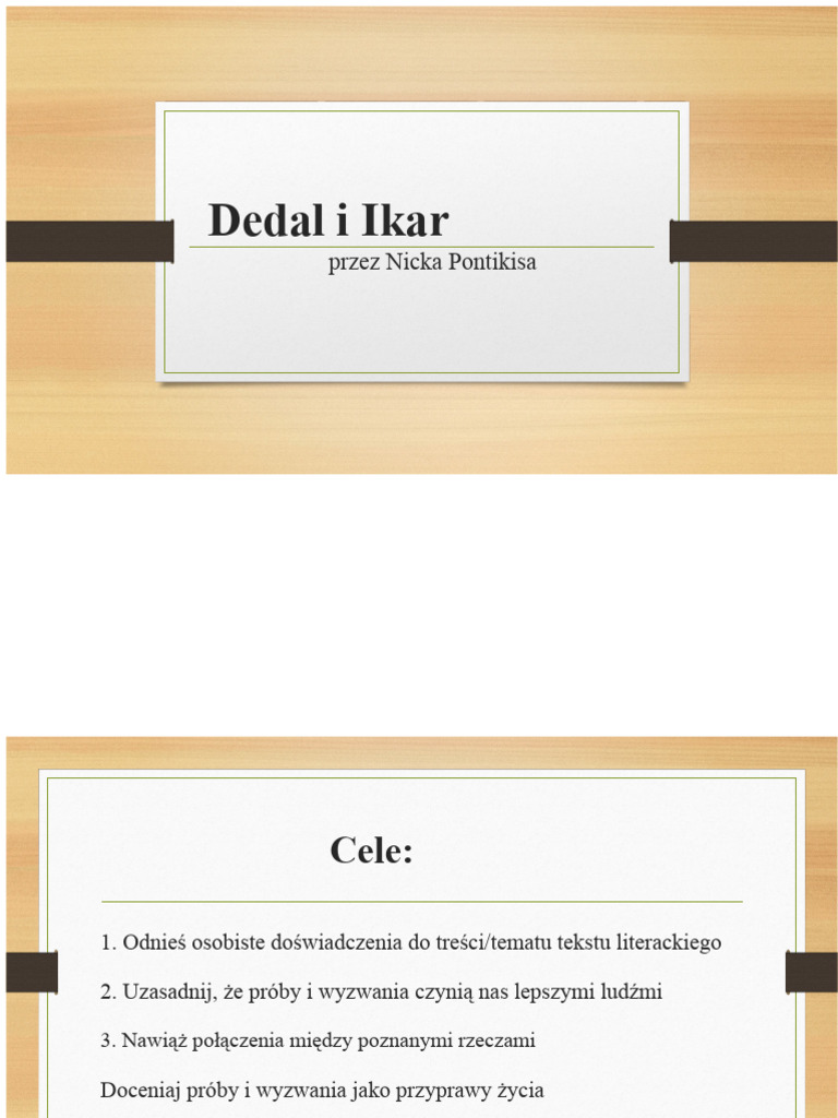 Dedal i Ikar | PDF