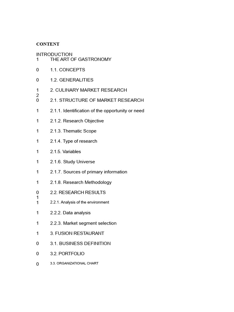 Research Work - Restaurant | PDF | Restaurants | Menu