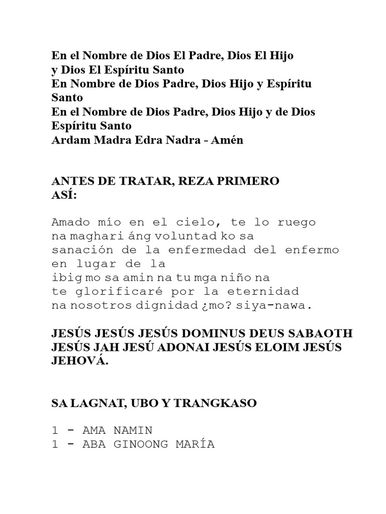 Gamot Dasal | PDF | Nombres de Dios en el judaísmo | Arcángel